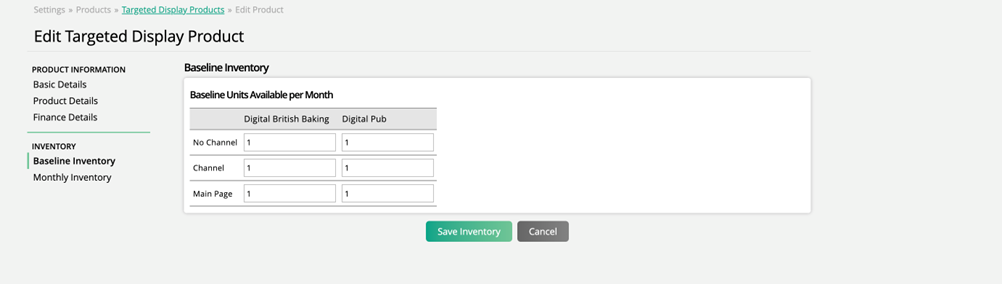 Creating Targeted Display Inventory