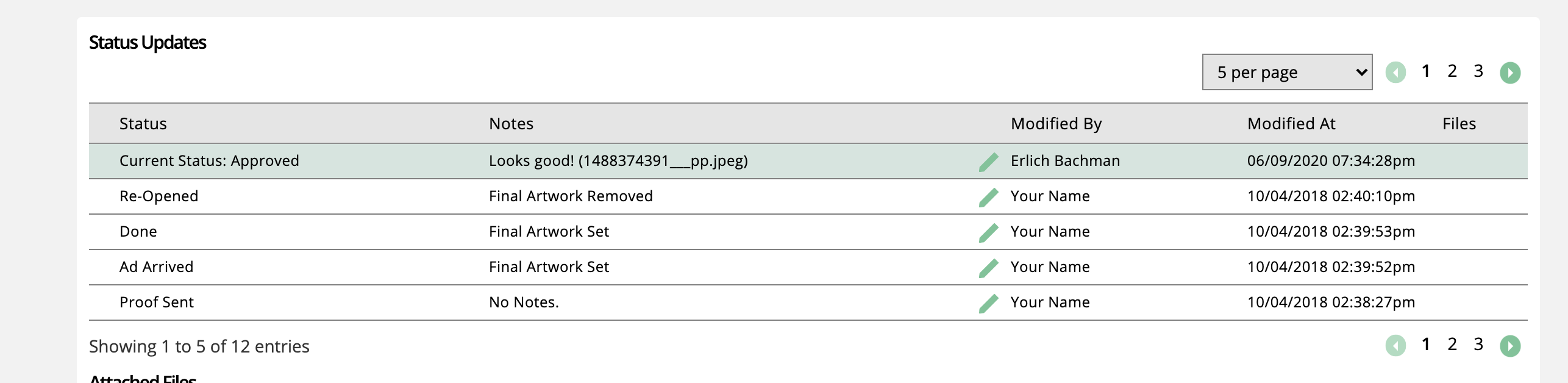Sending and Managing Proof Requests from all Tickets Types