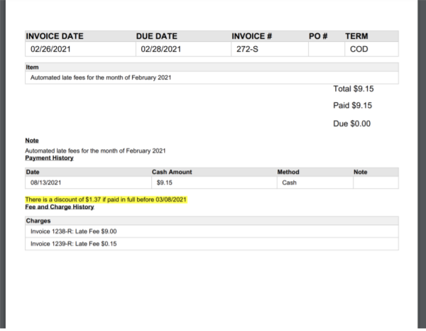 How to Apply and Track Customer Late Fees
