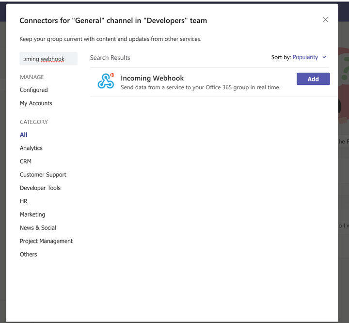 Microsoft Teams Integration
