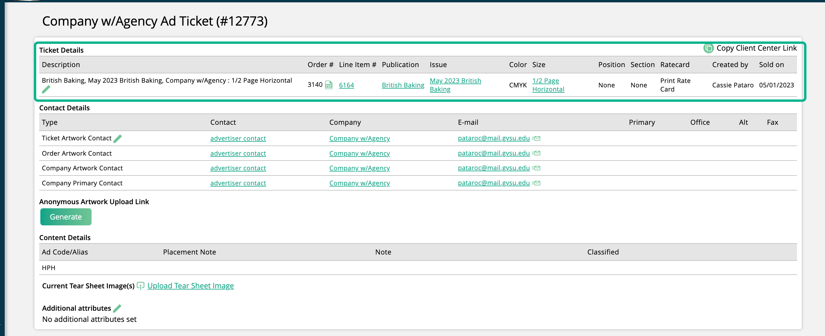 Managing Your Product Tickets