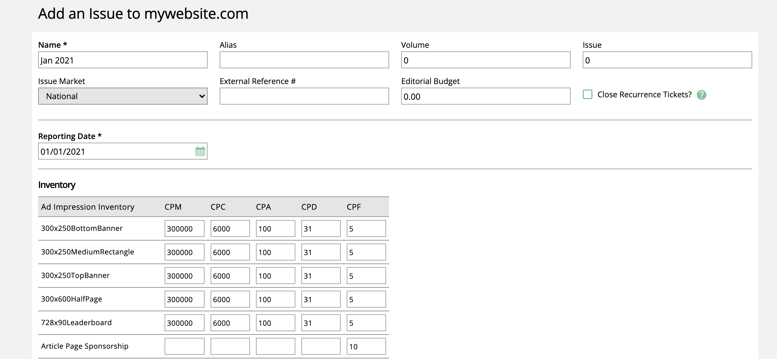 Creating Print and Digital Ad Inventory