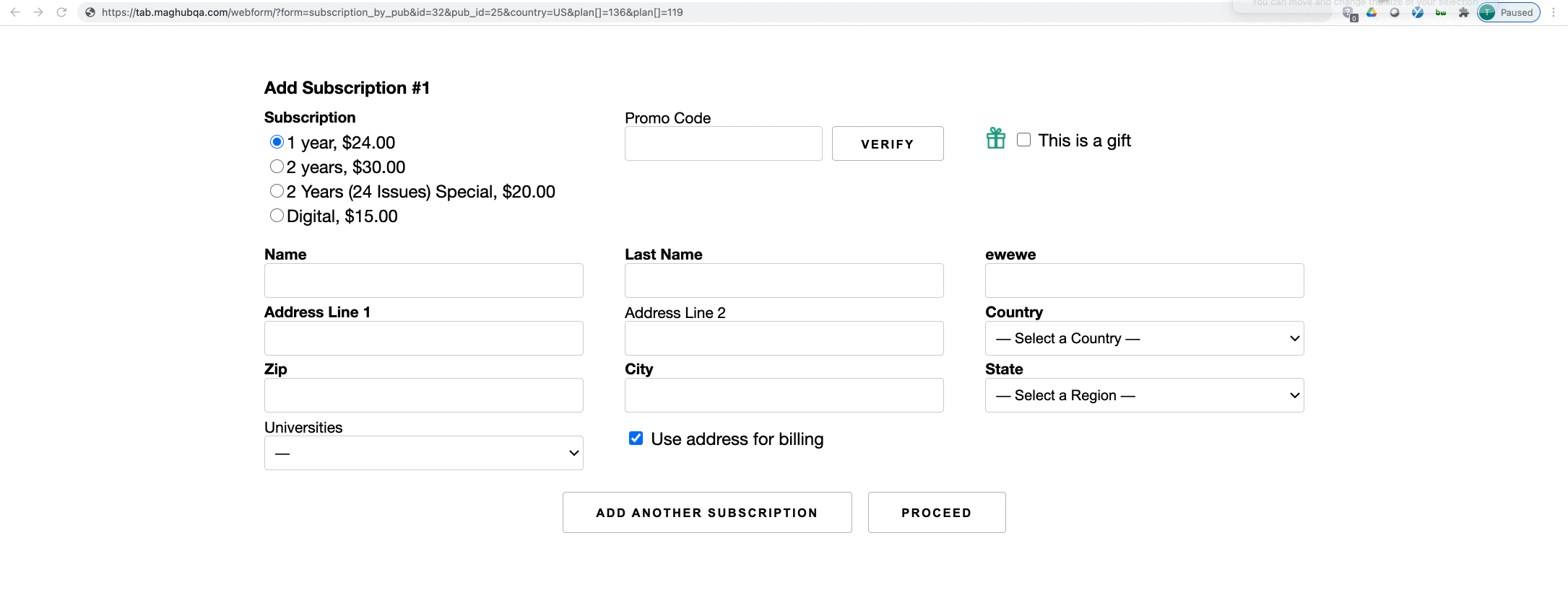 Adding Subscription Webform Restrictions