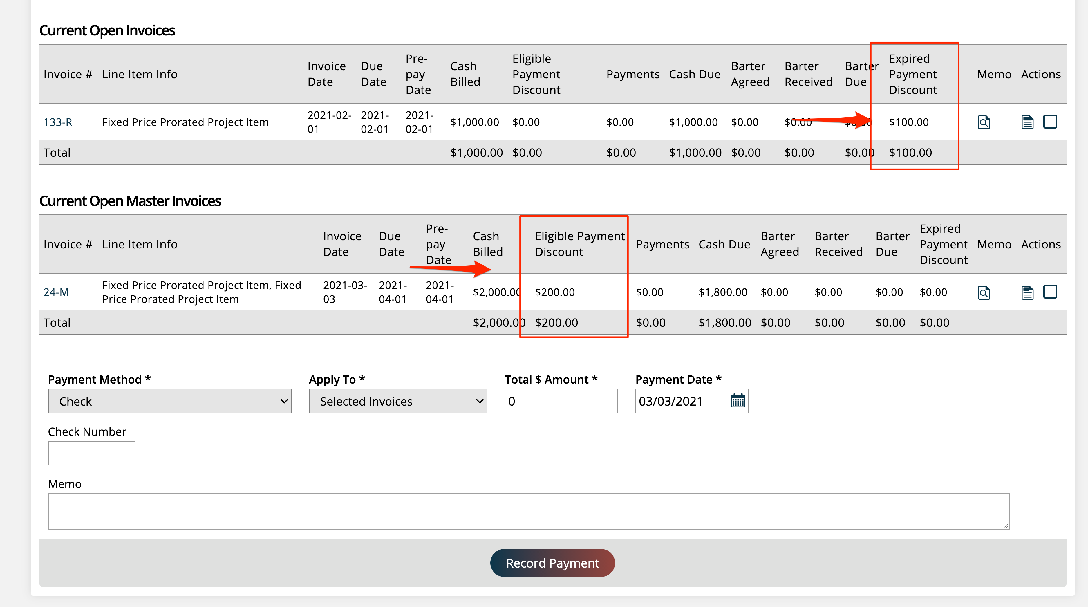 Setting Up a Pre-pay Discount on an Order