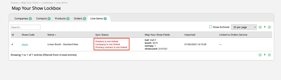 Map Your Show Lockbox