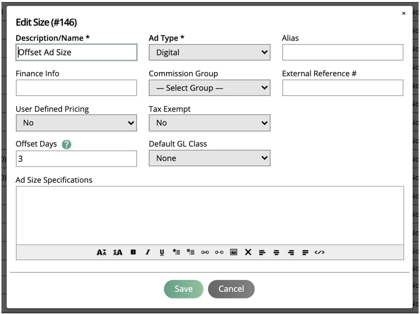 Using a Digital Offset Date Instead of a Material Due Date