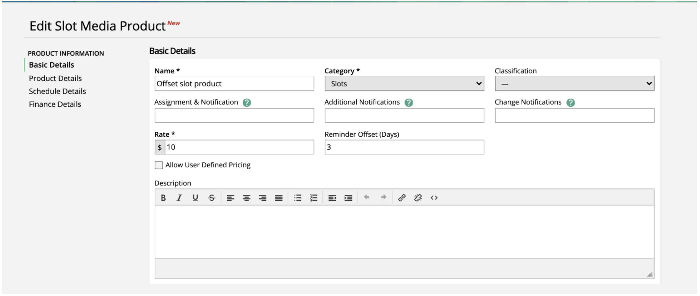 Using a Digital Offset Date Instead of a Material Due Date