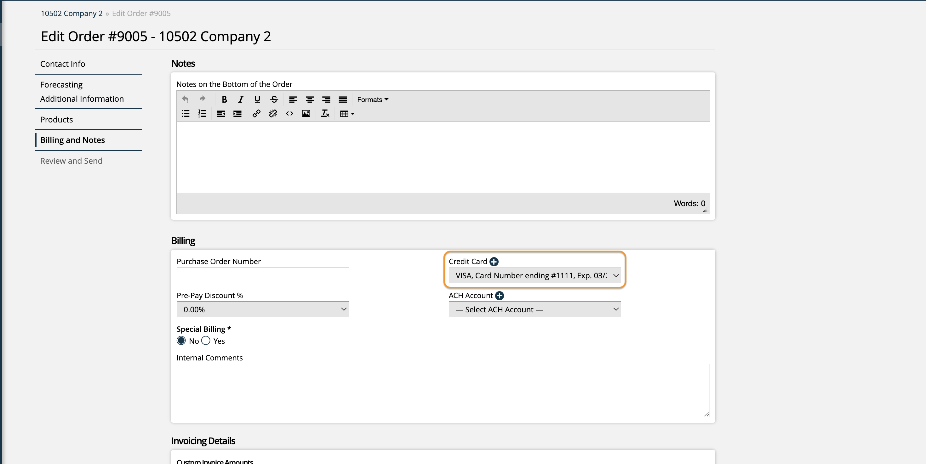 Set up Automatic Payments
