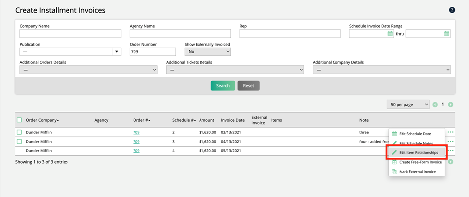 Create Free-form Installments