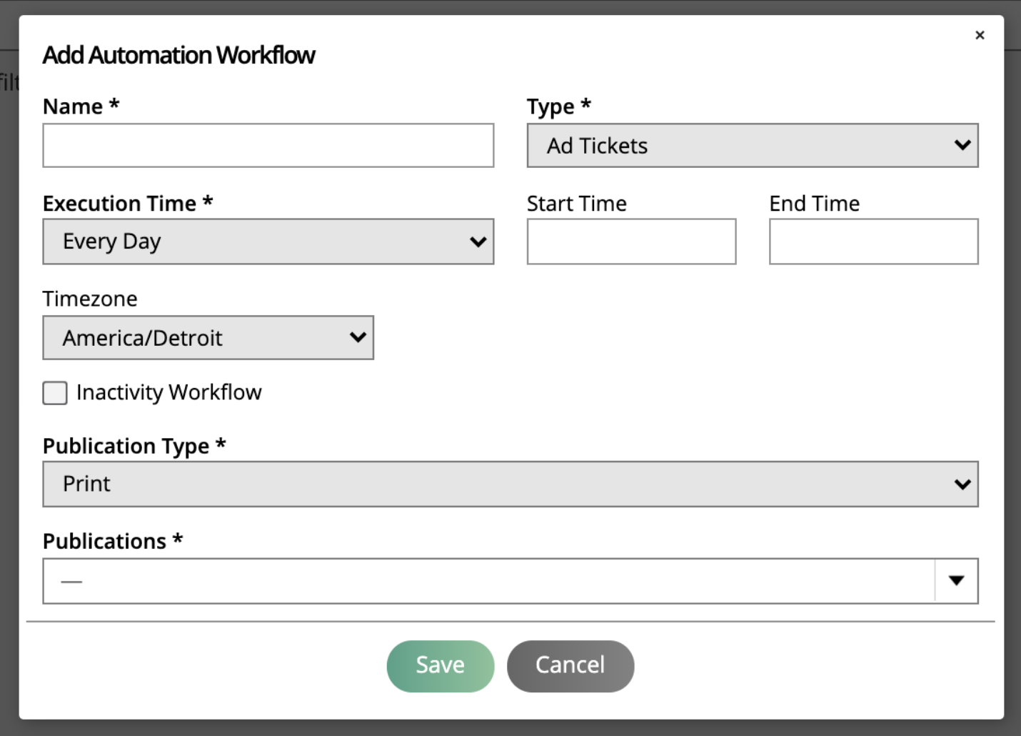 Ticket Automation Workflows