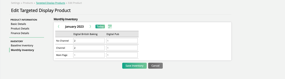 Creating Targeted Display Inventory