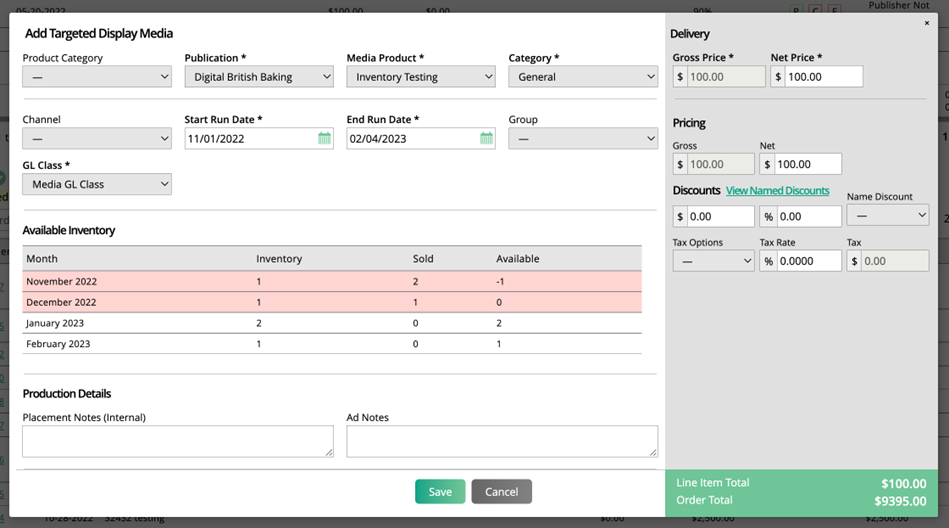Creating Targeted Display Inventory